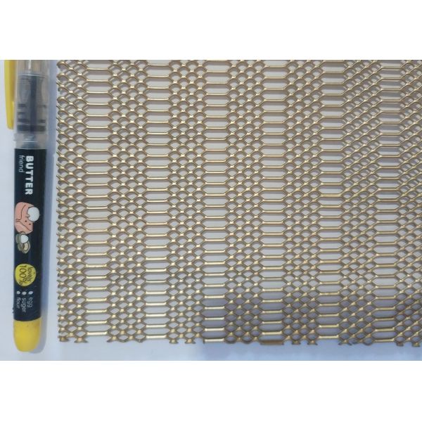 Quality 4feet *8feet Expanded Metal Decorative Gothic Mesh for sale