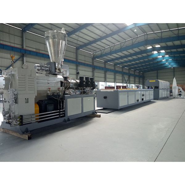 Quality Waterproof Wpc Decking Extrusion Line Saw Cutter Outdoor for sale