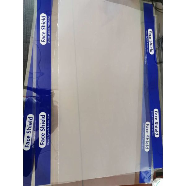 Quality Double Sided Face Shield Material Anti Fog Clear Pet Sheet Anti Chemical Corrosion for sale