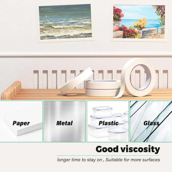 Quality Wholesale Custom White Crepe Paper Masking Tape for sale