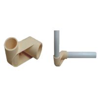 Quality Right Angle Stamping Plastic Pipe Joints Fittings ISO9001:2008 for sale