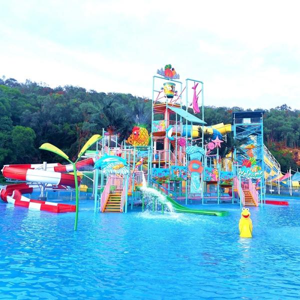 Quality Children'S Outdoor Water Playground For Public Pool With New Attractions for sale