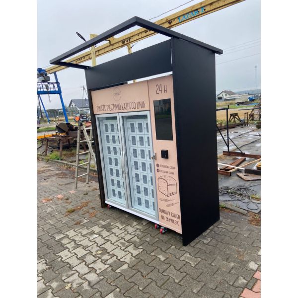 Quality Custom Cooling Locker 24H Outdoor Bread Vending Machine with Card Reader Payment for sale
