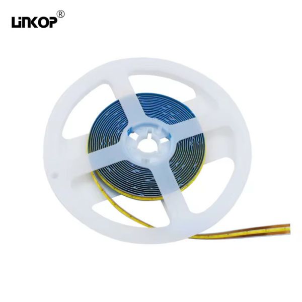 Quality 5 Meter Linear Cob Led Light Strip 12v 528 Leds/M High Brightness Adjustable for sale