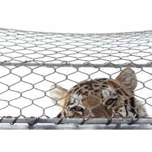 Quality Ultrasonic Bath SS Wire Rope Zoo Mesh Tiger Fencing Flexible Light Weight for sale