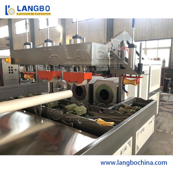 Quality Electric PVC Pipe Extrusion Machine / Pipe Belling Machine With DTC Spiral for sale