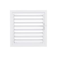 Quality OEM / ODM Bathroom Aluminium Louvered Windows Powder Coating Surface for sale