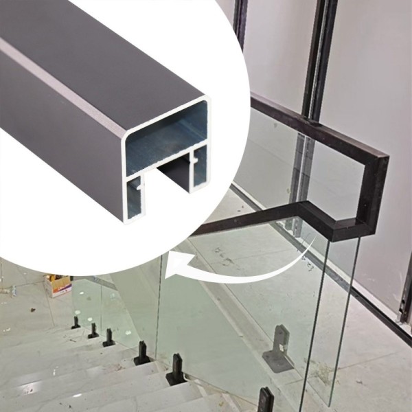 Quality Black/Grey/Gold/Rose Gold/Silver Aluminum Alloy Railing Light for Indoor on Flooring for sale