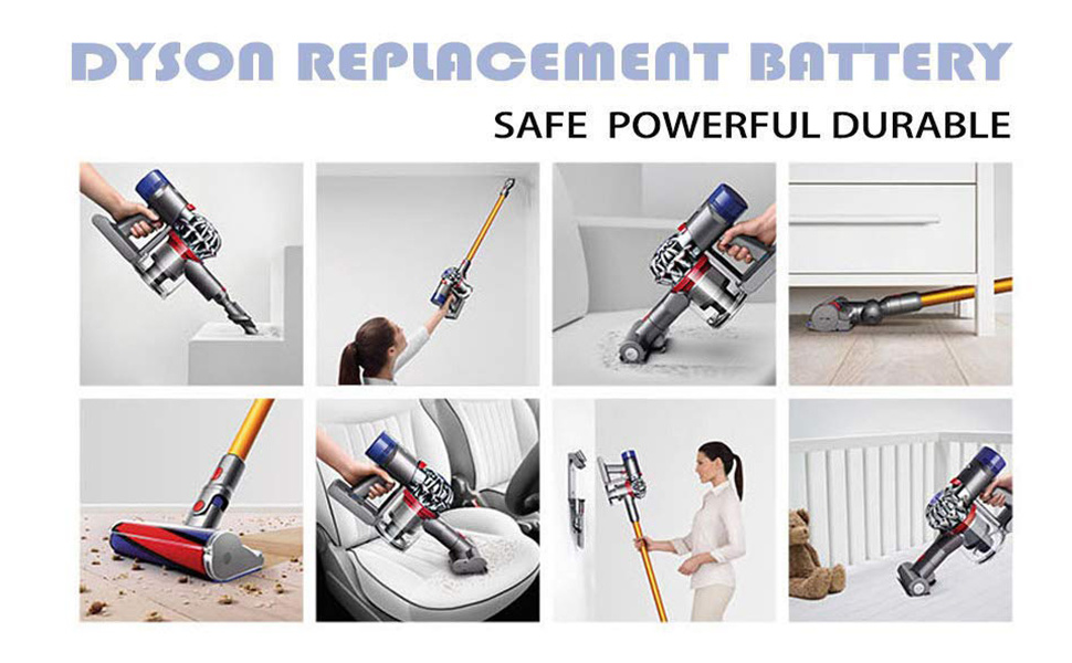 21.6V Replacement for Dyson Battery 2500mAh Li-ion Replacement Vacuum Cleaner Battery V6 V8 V10 Dyson V6 Battery