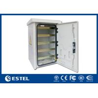 Quality DIN Rail Outdoor Pole Mount Enclosure Three - Point Lock With Fan Cooling for sale