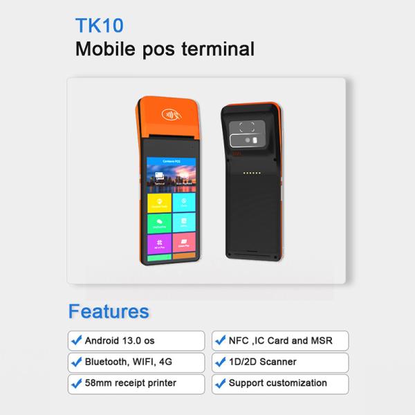 Quality TOUSEI Android 13 Pos Terminal Mobile POS Payment Checker System for sale