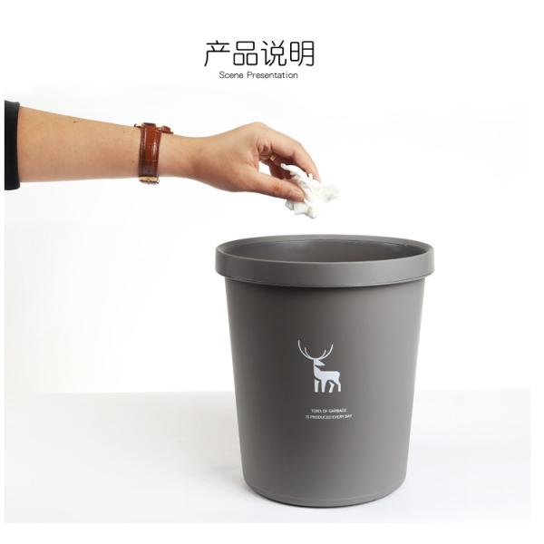 Quality European Retro Dustbin Without Cover For Apartment Home Society for sale