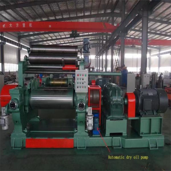 Quality XK-560 Rubber Mixing Mill Machine 90Kw Open Mill Rubber Mixing for sale