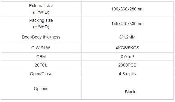 Gun Safe China Manufacturer Electronic Lock and Digital Code