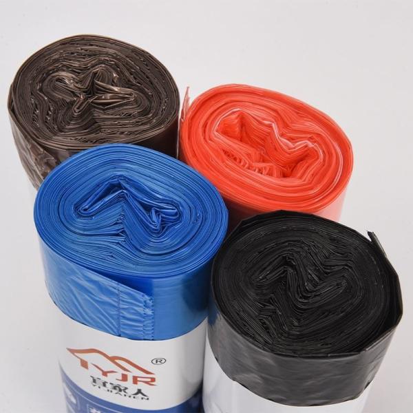 Quality Convenient Drawstring Handle OEM Large Garbage Bags for Eco-Friendly Waste for sale