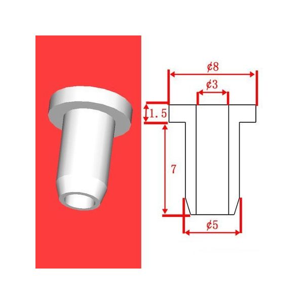 Quality Customized Automotive Rubber Suspension Bushings White Color for sale