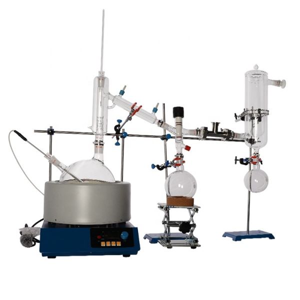 Quality Glass Cbd Oil 5L Short Path Distillation Equipment for sale