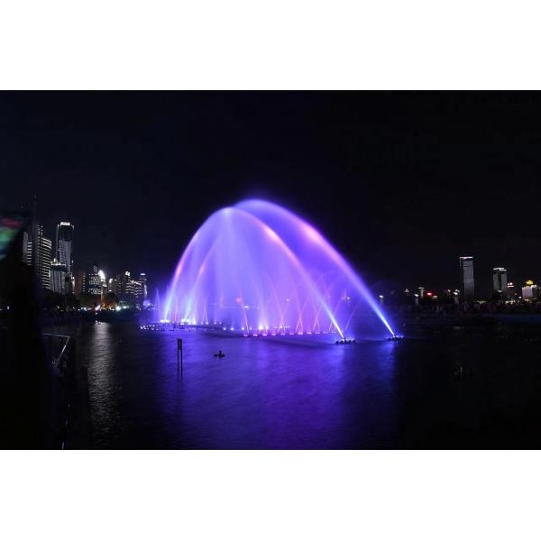 Quality Dynamic Floating Lake Fountains With Lights Entertainment Equipment for sale