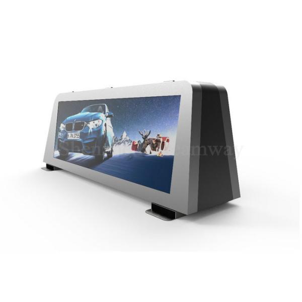 Quality Full Color Taxi LED Display Digital Signage 5mm Pixel Pitch Customized Design for sale