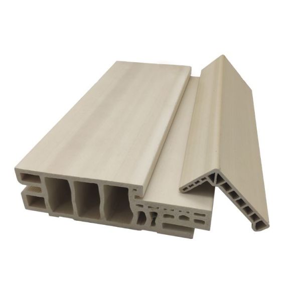 Quality Hotel Applications Co-Extruded PVC Mouldings for Durable WPC Door Frame for sale