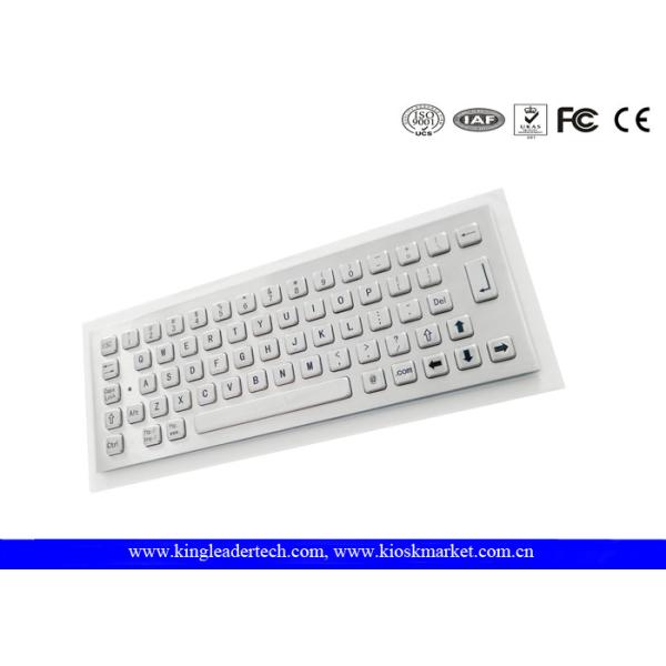 Quality 304 Stainless Steel Industrial Mini Keyboard High Vandal-Proof With 64Keys for sale