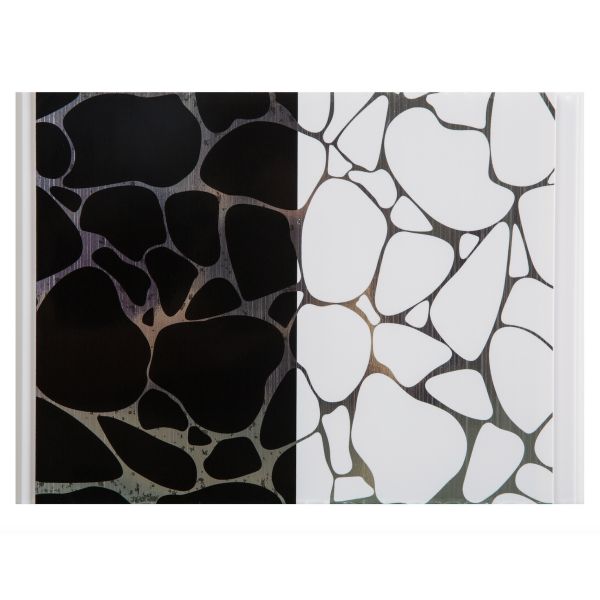 Quality Shinning White / Black Decorative PVC Panels Ceiling Indoor 2.35 - 3kg/Sqm  for sale