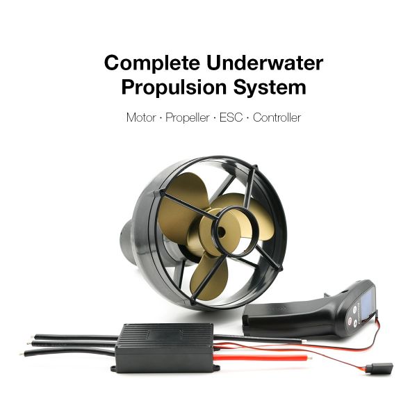 Quality IP68 Waterproof Brushless Thruster Motor 55KG Thrust 10KW for sale