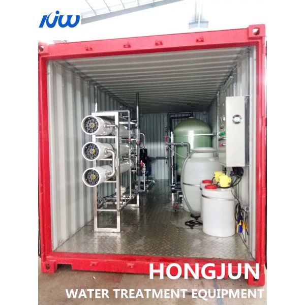 Quality Container Type 40ft Mobile Water Purification Plant for sale