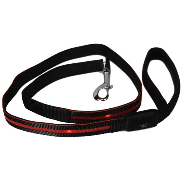 Quality Reflective LED Light Dog Leash Soft Padded Handle For Safety Comfort for sale