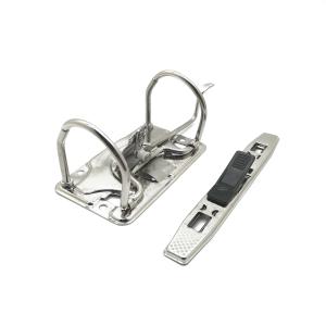 Quality Rectangular Lever Arch Clip 50mm Lever Arch File Locking Clip Silver for sale