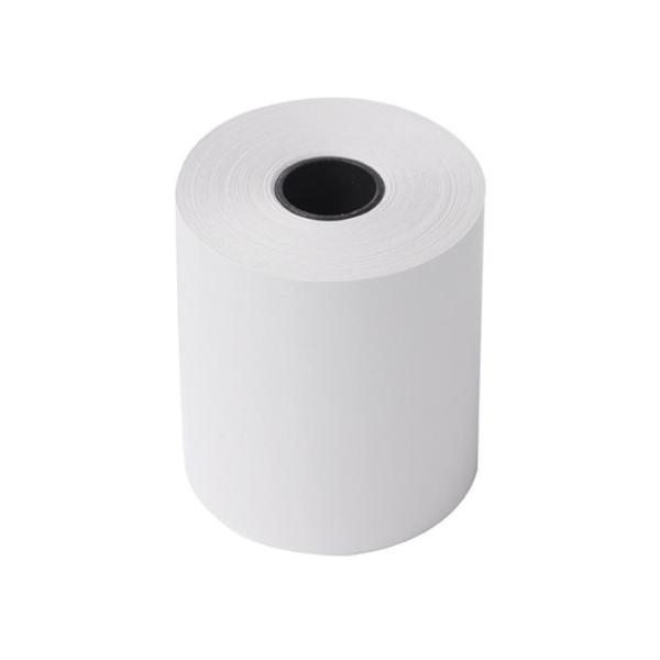 Quality 50gsm Carbonless 80mmx80mm ATM Printer POS Thermal Paper Rolls for sale