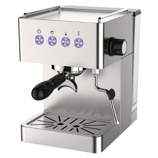 Quality Silk Semi Automatic Espresso Maker , 1450W 240V Homemade Espresso Machine for sale