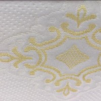 Quality Sustainable Polyester 400gsm Jacquard Mattress Fabric Tear Resistant for sale