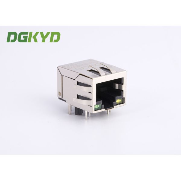Quality Side Entry Shield PoE RJ45 Single Port / Internal Magnetic Module,Useage for sale