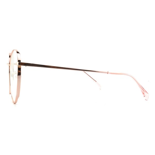 Quality FM2597 Durable Lightweight Metal Spectacles Frames Unisex Optical Round Eyewear for sale