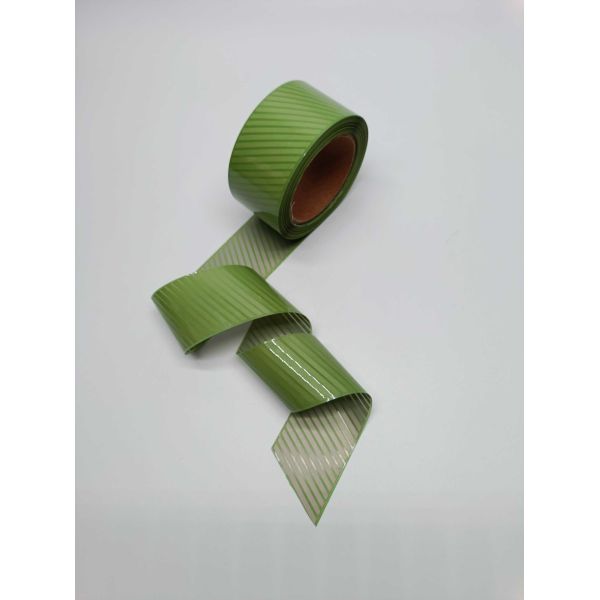 Quality  Cricut Heat Transfer Reflective Tape For Strips Clothing Fluorescent Lime Green Silver Segmented for sale