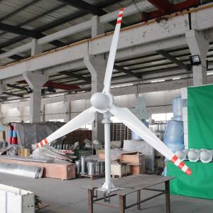 Quality Glass Fibre Blade Roof Wind Turbine Generator Red Residential Wind Generator for sale