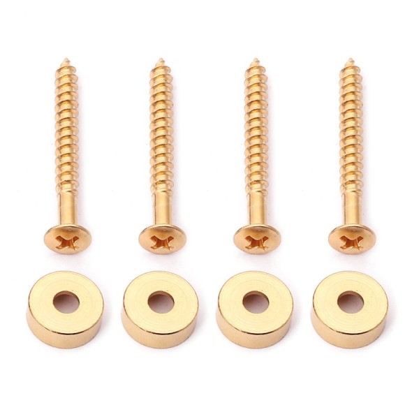 Quality Gold Guitar Neck Joint Bushings And Bolts For Electric Guitar Pack Of 4 for sale