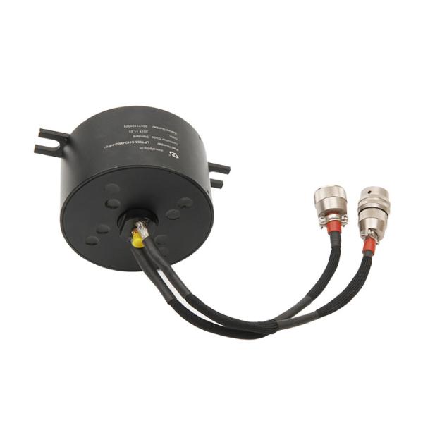 Quality High Frequency Rotary Electrical Joint IP54 4 Circuits 10A Electric Slip Ring for sale
