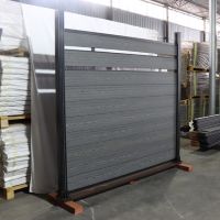 Quality 3D Composite Wpc Fence Board Fireproof Wood Grain Waterproof Outdoor for sale