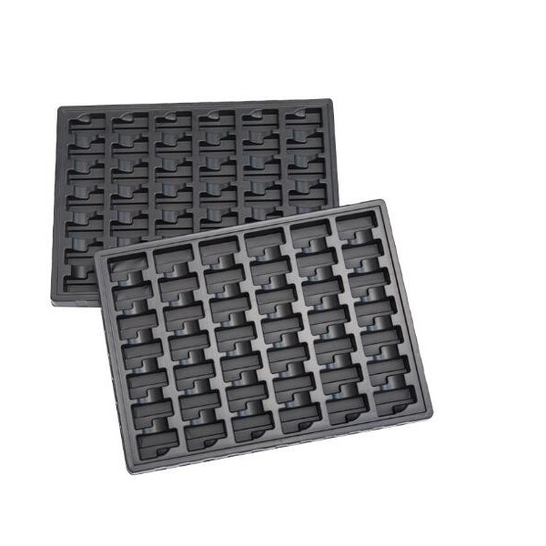 Quality ACE DELIXIN CYMK Blister Packaging Box , Black Chocolate Packaging Trays for sale