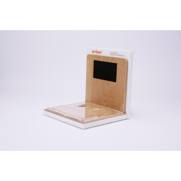 Quality RoSH Smart Cup Wooden Shop Display Stands 400x290x300mm With Screen for sale