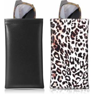 Quality Neoprene Eyeglasses Case PU Leather Drawstring Pouch Bag Personalised for sale