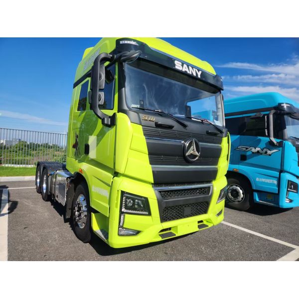 Quality SANY S525 Used Truck Tractors 6x4 ADR Tractor Second Hand Truck for sale