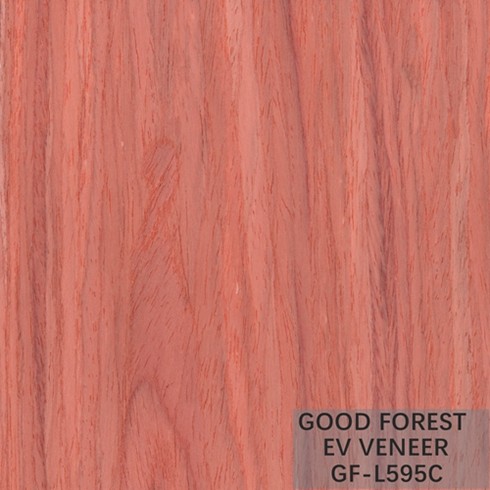 Quality Engineered Wood Veneer Red Santos Rose Wood 2850mm length Size For door and for sale