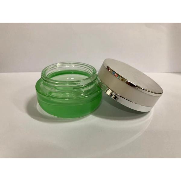 Quality Reliable Luxury Cosmetic Containers Glass Cream Jars Cosmetic Packaging for sale