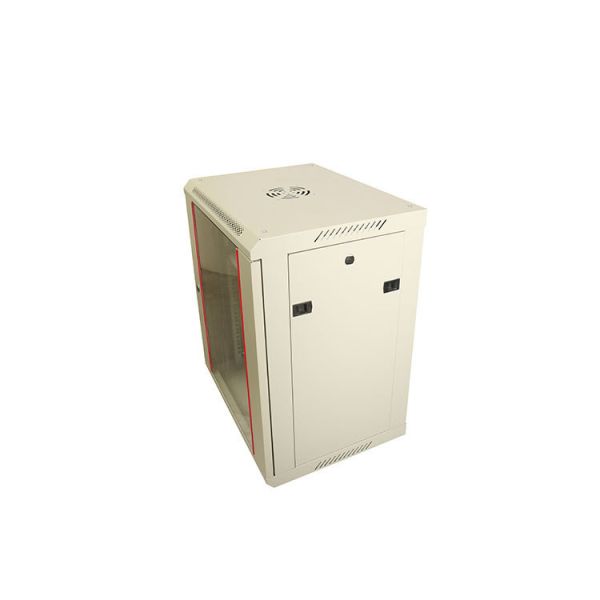 Quality SPCC Cold Rolled Steel 15U Wall Mounted Network Cabinet Rack Certified by for sale