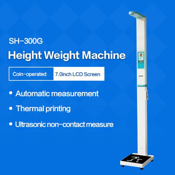 Quality Electronics Digital Height Weight Machine With Printer Bmi Calculator Automatic for sale