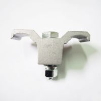 Quality DYE28-02 Castor Wheel Mounting Base Wheel Support Bracket For Lean Rack System for sale