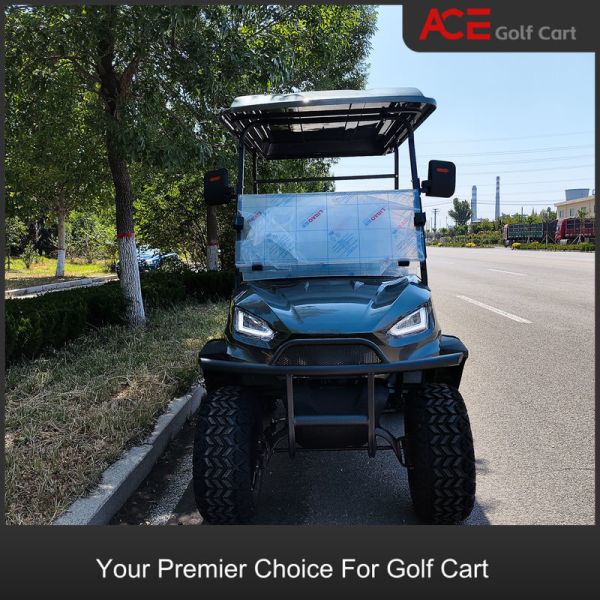 Quality 4KW Electric Golf Cart With Rear Drum Brake 35km/H Max Speed 6x8V Battery 4 Seats for sale